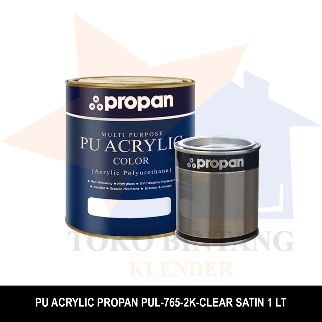 Jual PU Acrylic Propan Pul-765-2K - Clear Satin | Shopee Indonesia