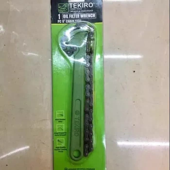 Jual Kunci filter oil rantai 9" / kunci oli filter rantai 9 inch merk ...