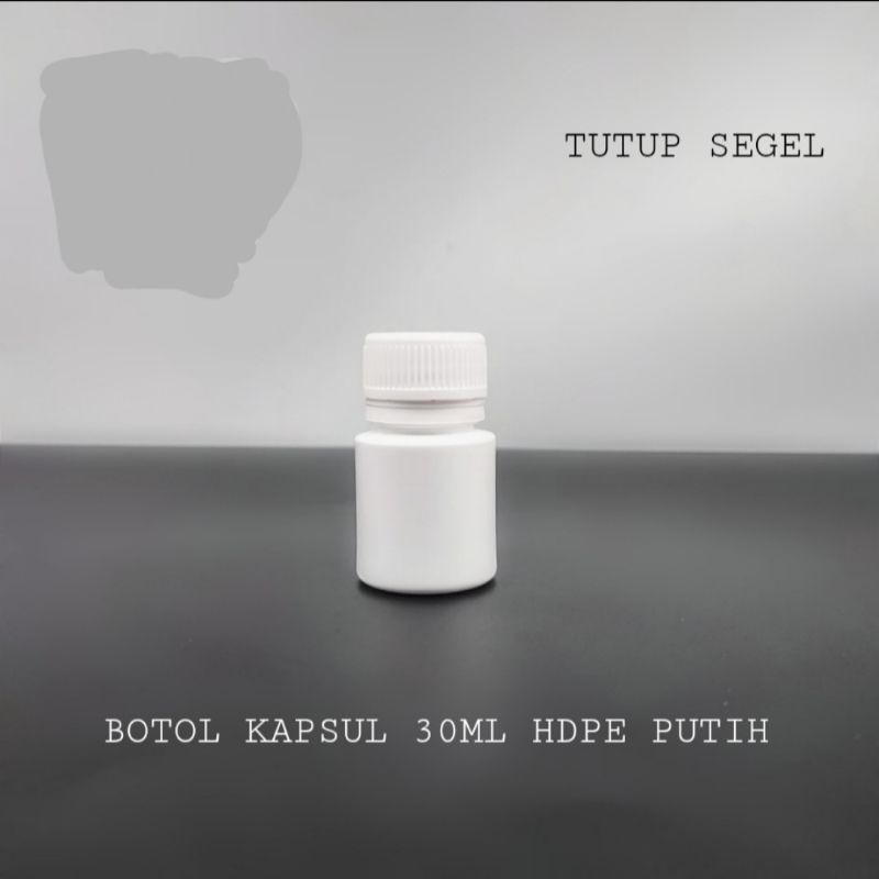 Jual Botol Kapsul 30Ml Segel Botol Kapsul 30 ml Segel Botol Obat 30ml Segel | Shopee Indonesia