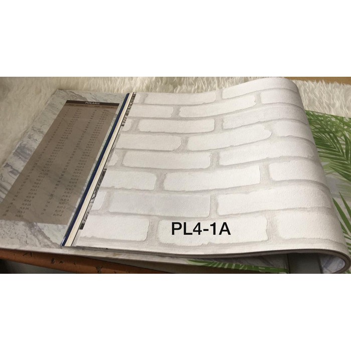 Jual Wallpaper Dinding Korea Motif Batu Bata Putih 3D POLARIS | Shopee ...