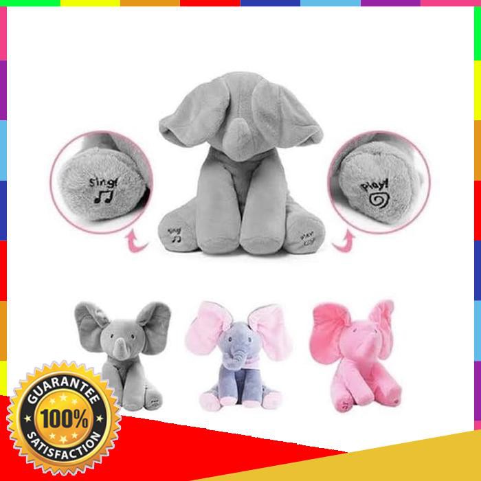 Jual BONEKA GAJAH PEEK A BOO, ELEPHANT PEEK KA BOO, CILUKBA | Shopee ...