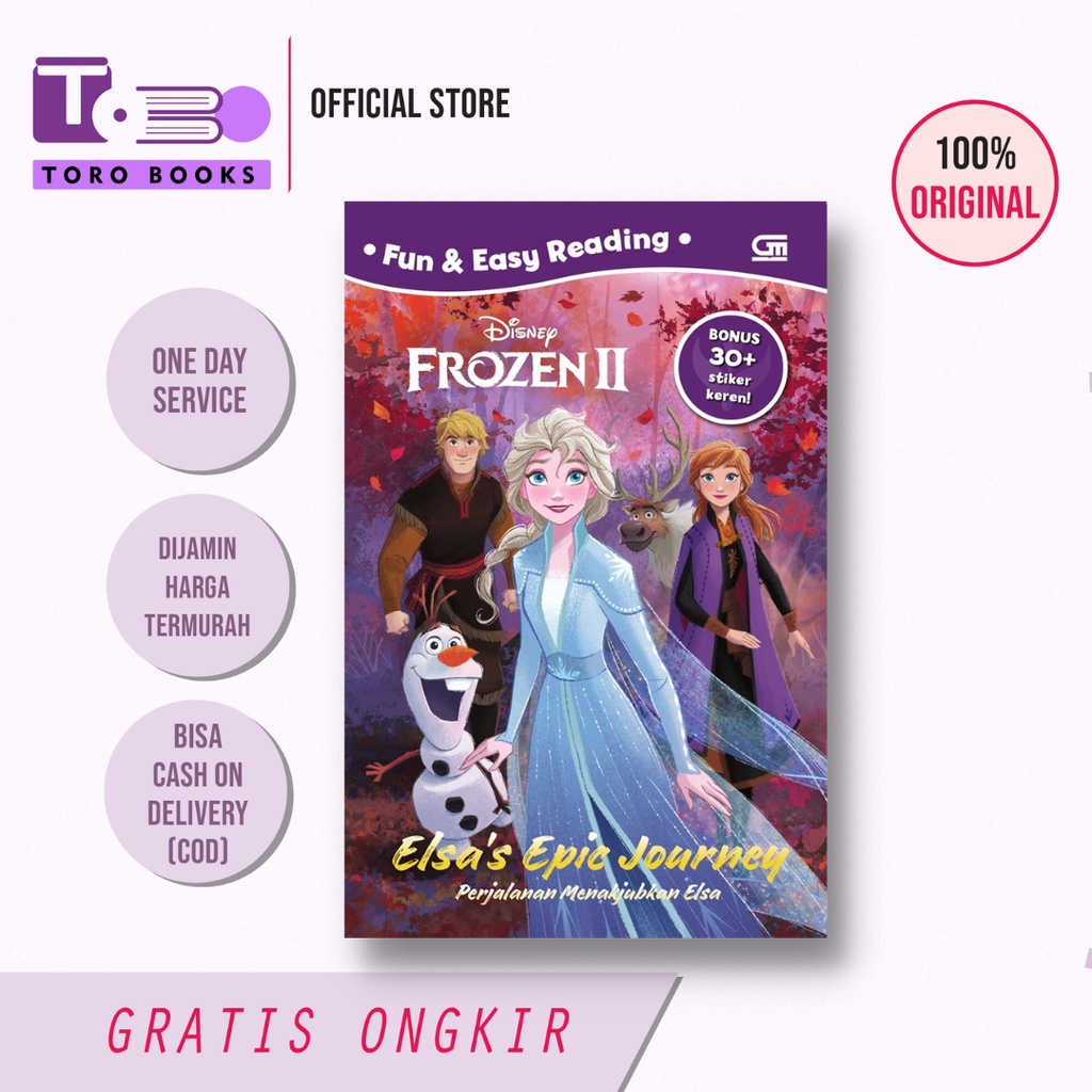 Jual Buku cerita anak, FROZEN II perjalanan menakjubkan// hutan ajaib ...