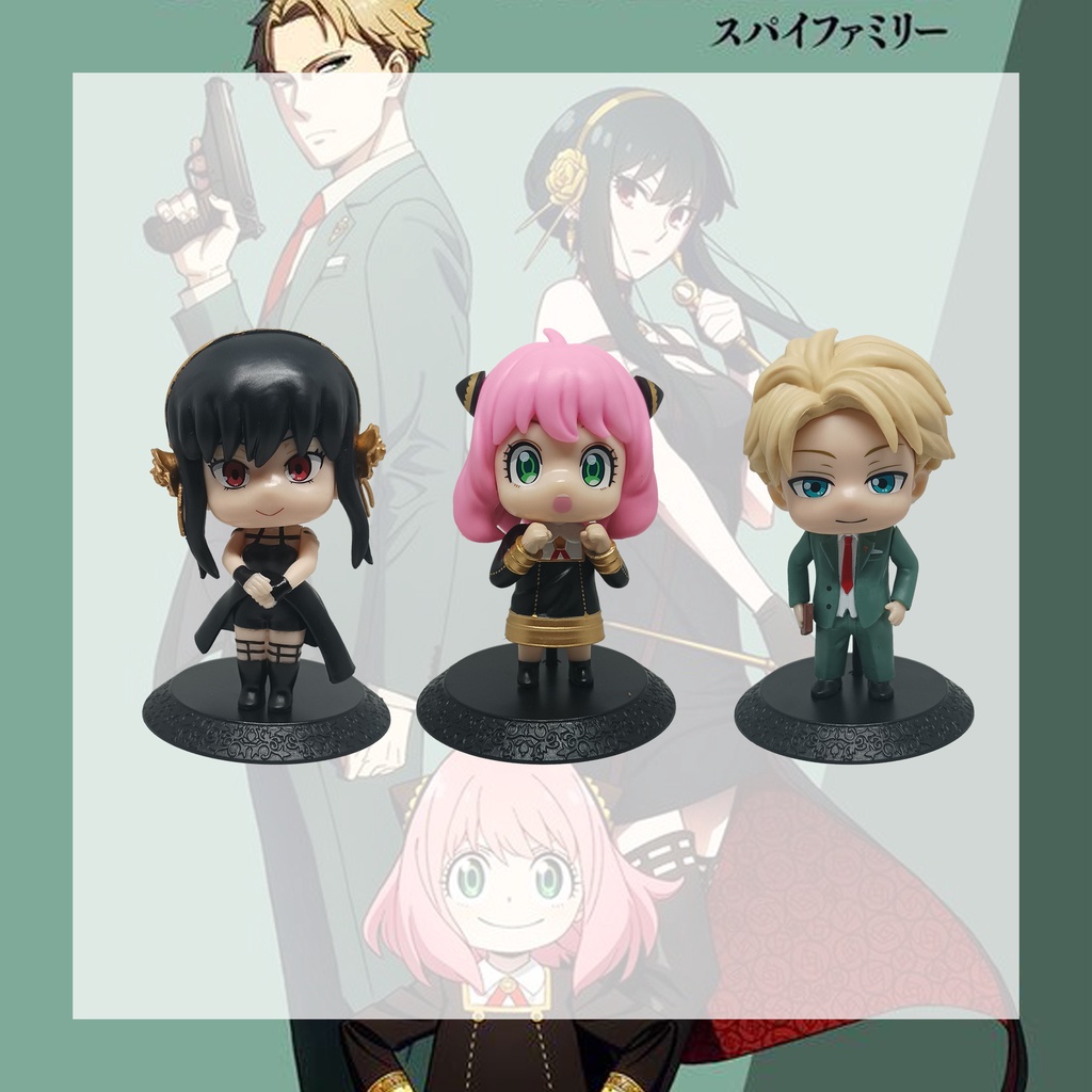 Jual Action Figure Spy X Family "ania/anya forger, loid forger. yor ...