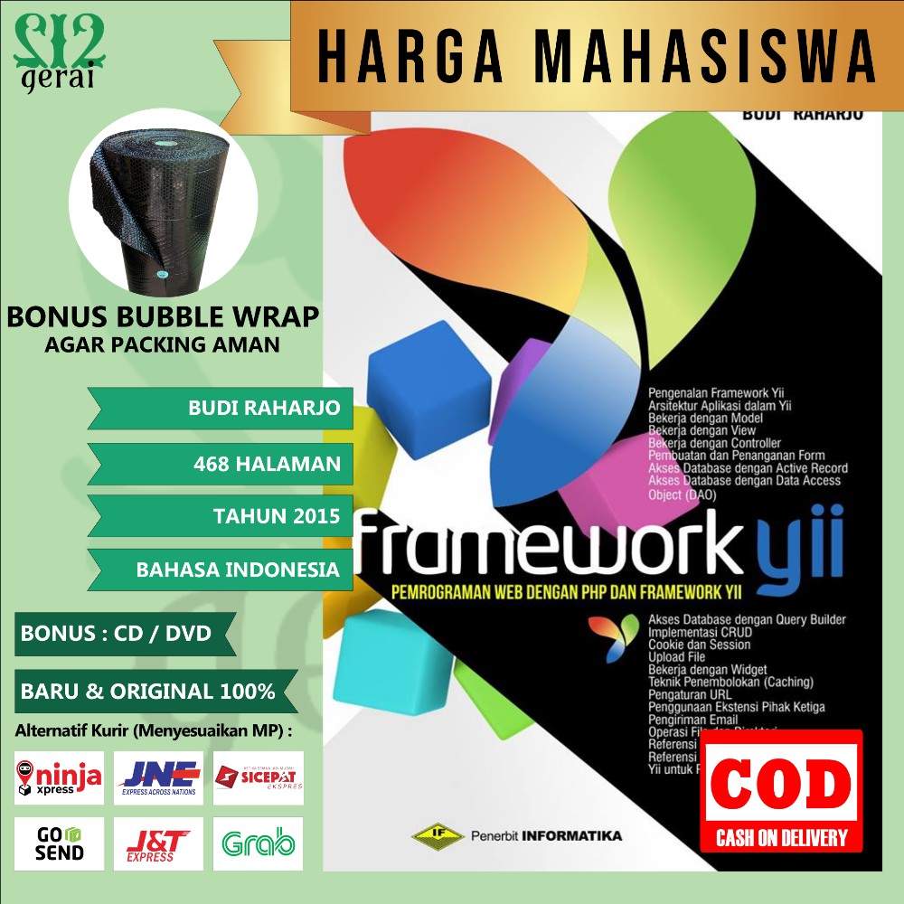 Jual BUKU BELAJAR OTODIDAK FRAMEWORK YII BUDI RAHARJO HARGA MAHASISWA ... Jual BUKU BELAJAR OTODIDAK FRAMEWORK YII BUDI RAHARJO HARGA MAHASISWA ...
