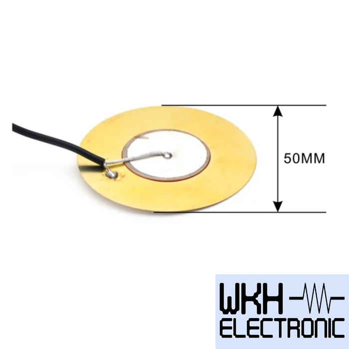 Jual Piezo 50mm + Kabel Electric Ceramic Buzzer Element Sensor Sound ...