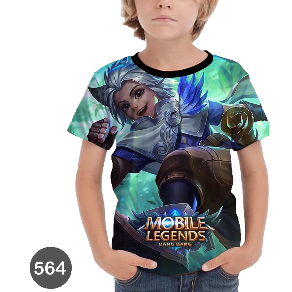 Jual Baju Mobile Legend Harits Baju Anak 3D Kartun Animasi #COWO-564 | Shopee Indonesia
