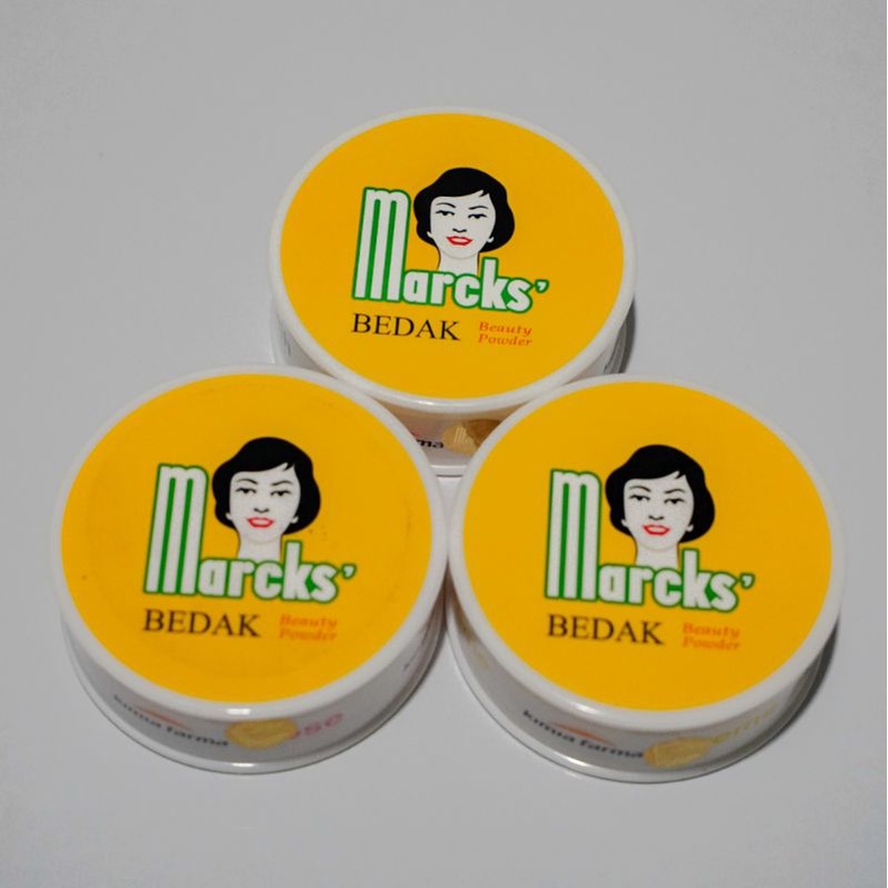 Jual Bedak Marcks Creme/Rose/Putih | Shopee Indonesia