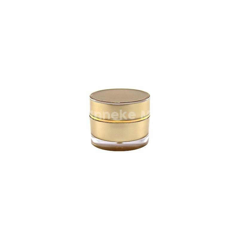 Jual POT ACRYLIC 10gr gold/POT AKRILIK/POT KOSMETIK/POT CREAM/POT KRIM ...
