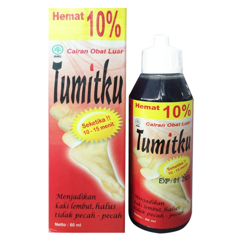 Jual 60ML TUMITKU OBAT HERBAL MENGATASI KAKI PECAH PECAH ISI ORIGINAL ...