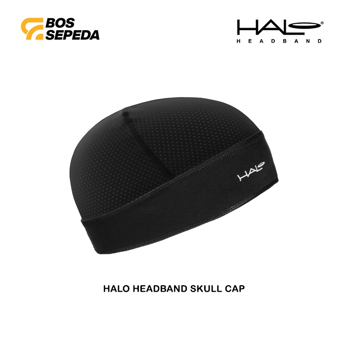 Jual HEADBAND HALO SKULL CAP BLACK TOPI KUPLUK KEPALA PENAHAN KERINGAT ...
