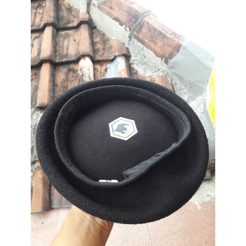 Jual Topi baret hitam mabes tni - bpbd - kavaleri | Shopee Indonesia