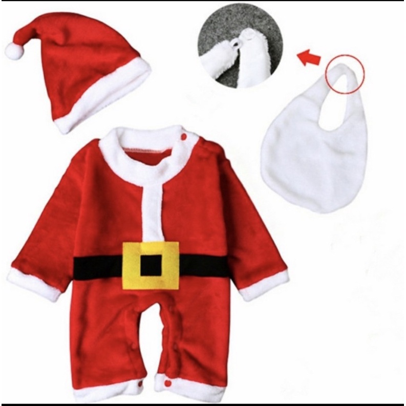 Jual kostum natal anak bayi santa baby costume baby christmast costume ...
