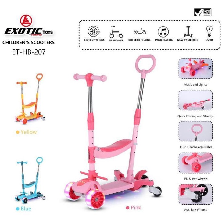 Jual Skuter Anak Otopet Exotic HB 203, SKUTER HB 204 dan SKUTER HB207 ...