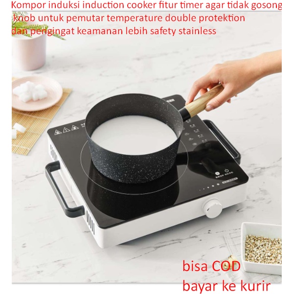 Jual Kompor induksi induction cooker fitur timer agar tidak gosong knob ...