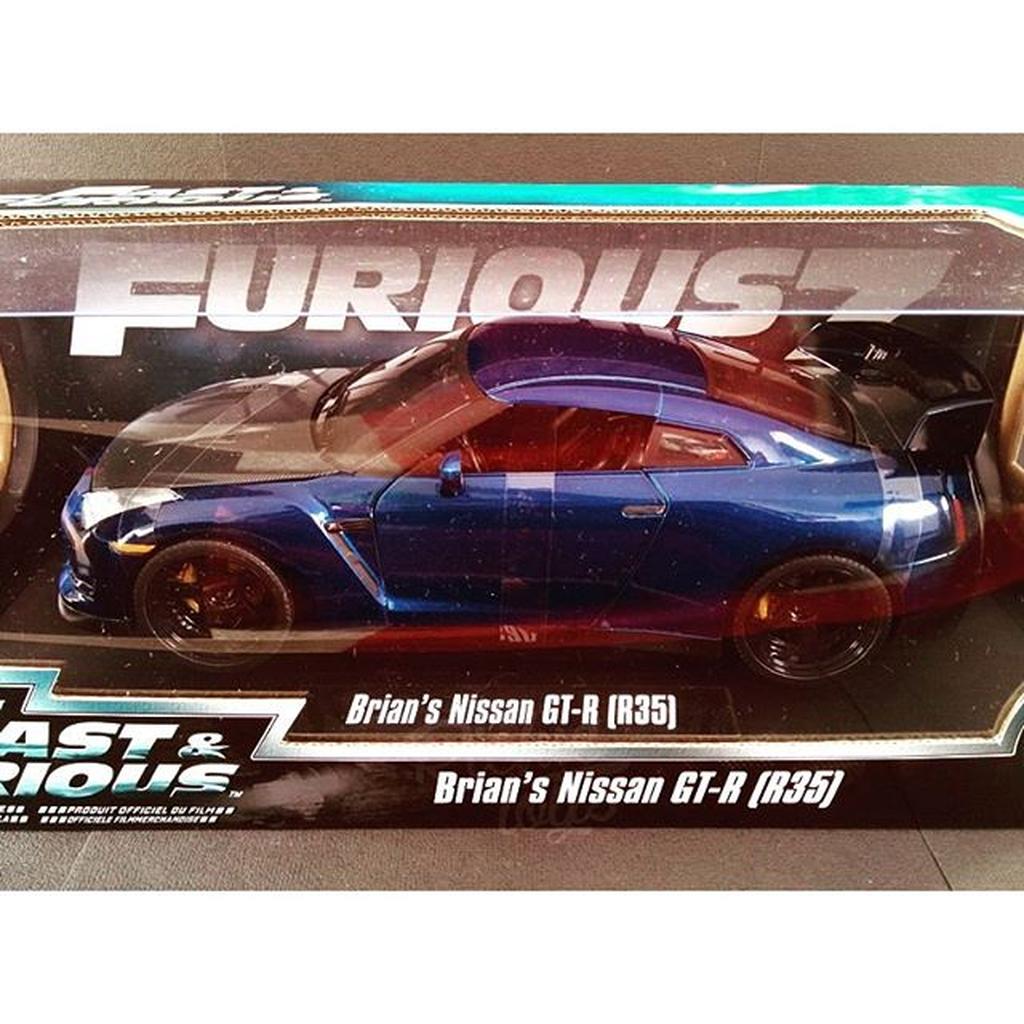 Jual Jada Toys Diecast BRIAN'S NISSAN GT-R R35 BLUE Fast & Furious ...