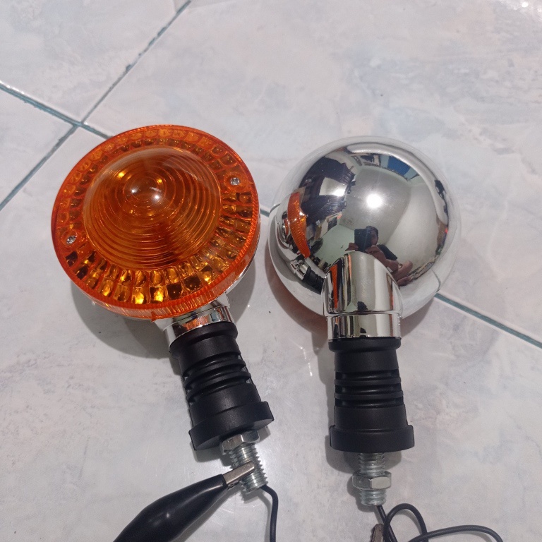 Jual Lampu Sen Riting Sein Turn Signal Britisih Scramble Trail Jadul ...