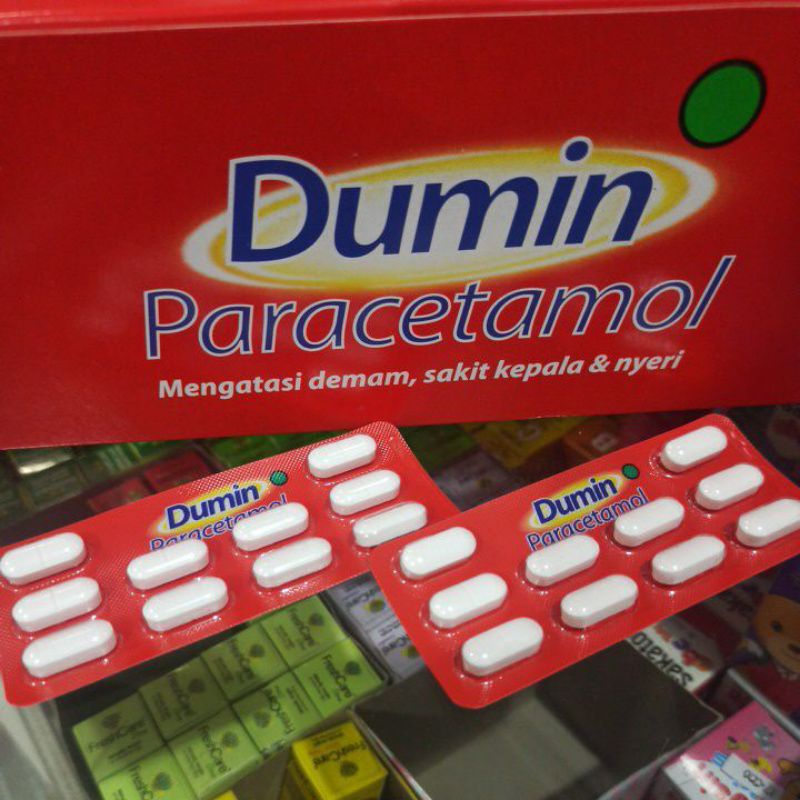 Jual Dumin tab 500mg Paracetamol | Shopee Indonesia