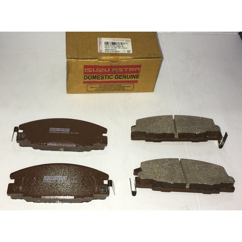Jual Brake pad Isuzu Panther dpn 8-97033-999 -B asli -04572- | Shopee ...