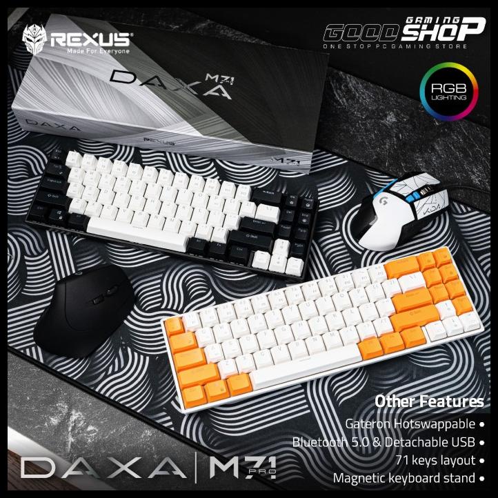 Jual Rexus Daxa M71 Pro - Gaming Keyboard | Shopee Indonesia