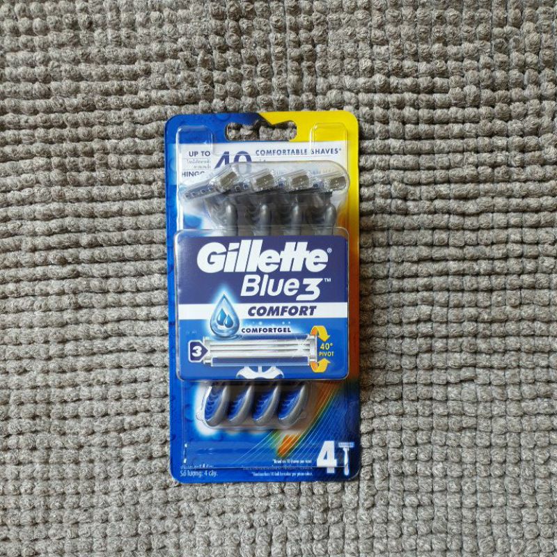 Jual GILLETTE Blue 3 Comfort 4pcs | Shopee Indonesia