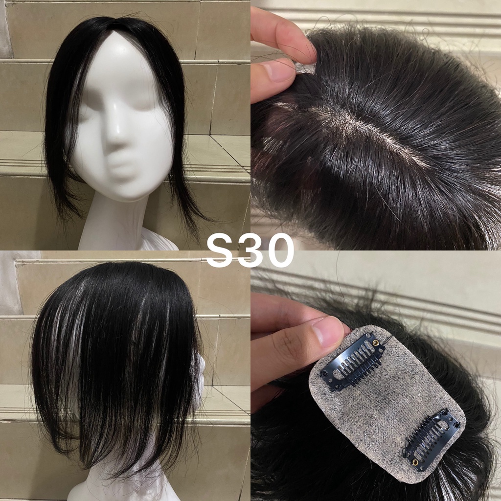 Jual Skin Toupee Human Hair/Tempelan Botak Rambut Asli S30 P30 5x8, 7x9 ...