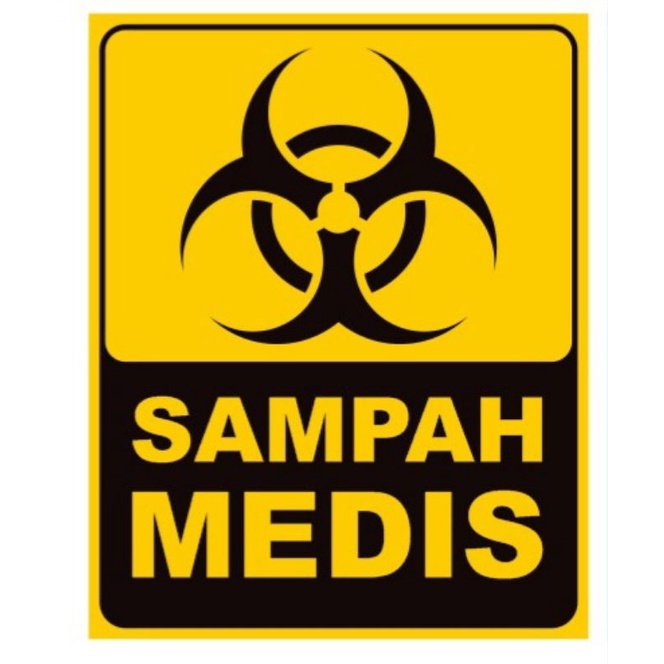 Jual STIKER TEMPAT SAMPAH,STIKER SAMPAH KERING, SAMPAH MEDIS | Shopee ...