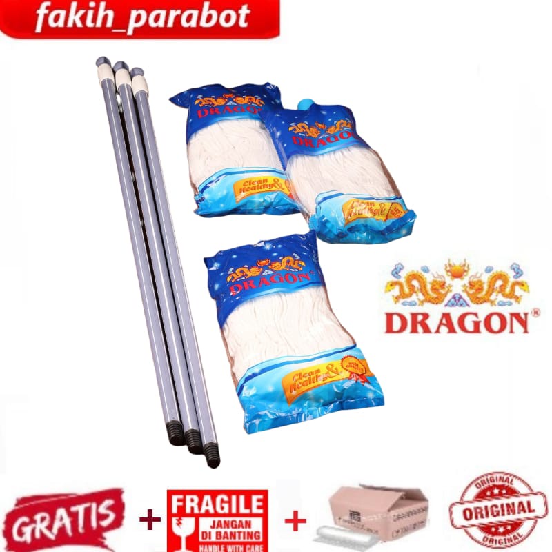 Jual Pelan Pel Lantai Dragon Ukuran Besar Original ( Include Gagang ...