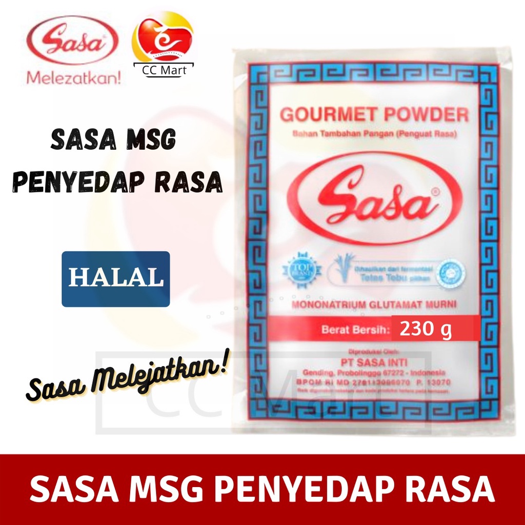 Jual Penyedap Rasa MSG / Penyedap Rasa / SASA 230 Gr | Shopee Indonesia