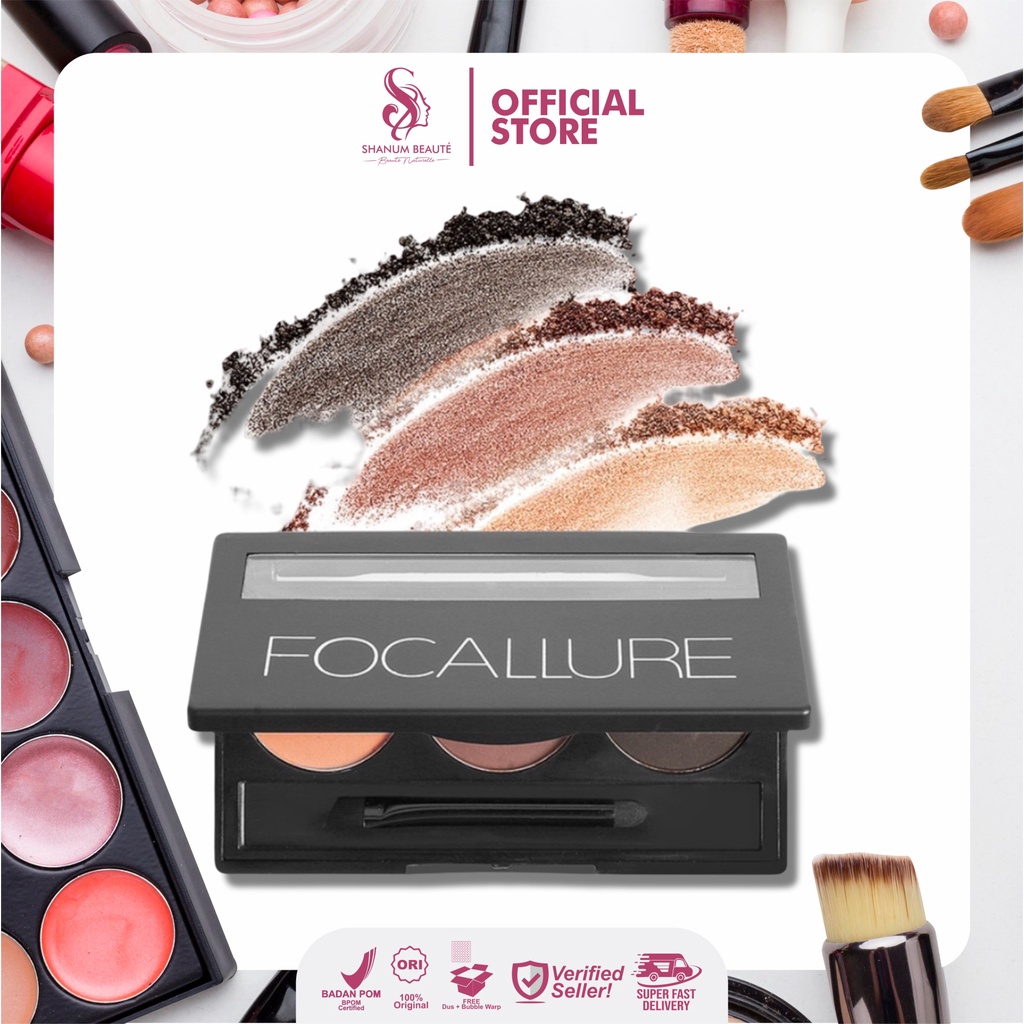 Jual Focallure Eye Brows Powder / Eyebrow Kit - FA04 | Shopee Indonesia