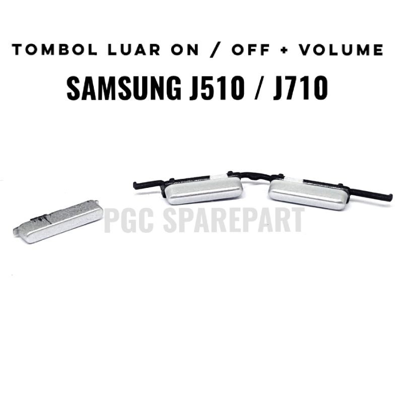 Jual Tombol Luar 1 set ( Volume + Power On Off ) Samsung J510 / J5 2016 / J710 / J7 2016 ...