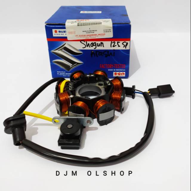 Jual Spull Stator Assy Suzuki Shogun 125-SP - Arashi SGP 32101-20G40-000 | Shopee Indonesia