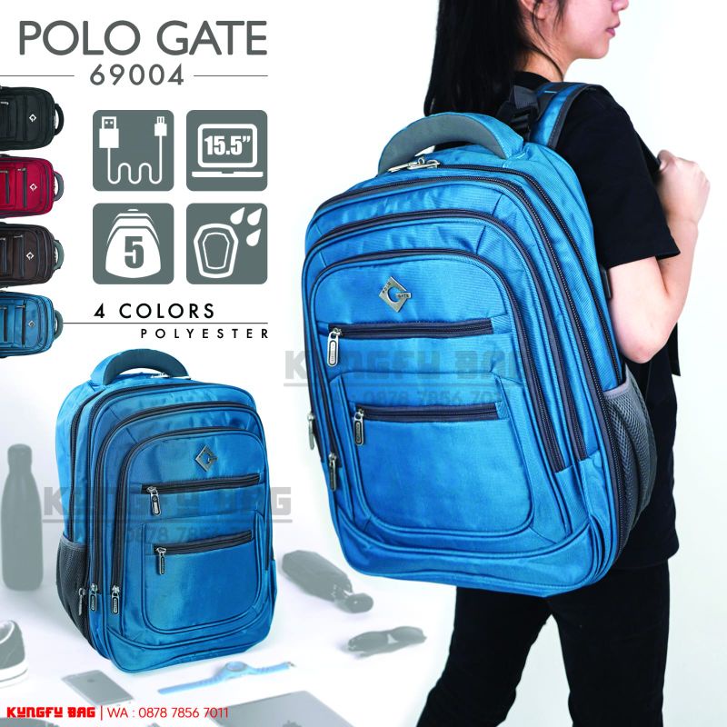 Jual Best seller!! Tas ransel jumbo laptop backpack polo gate original ...