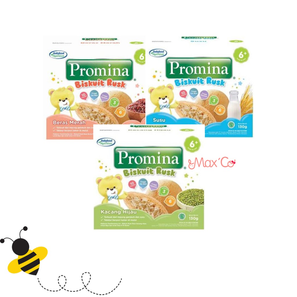 Jual Promina Biskuit Rusk 130 gr | Shopee Indonesia