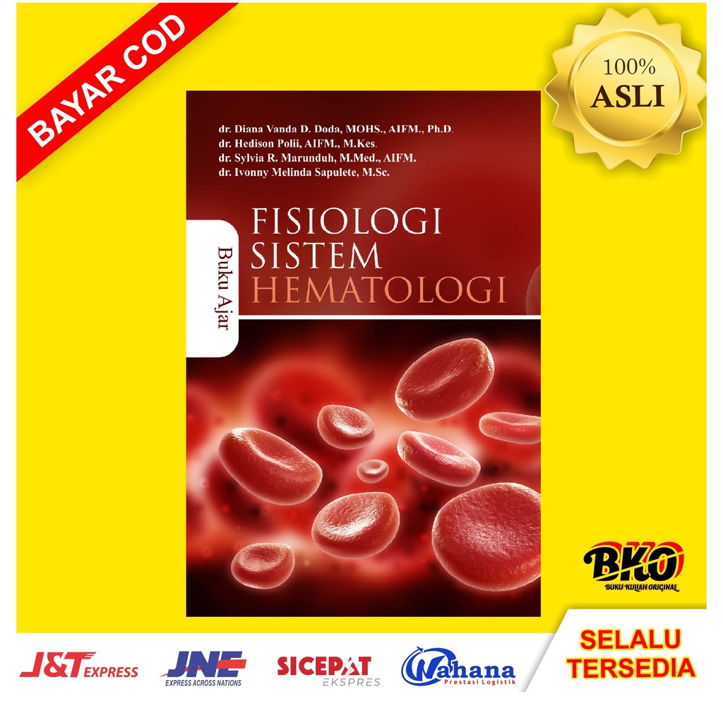 Jual Buku Ajar Fisiologi Sistem Hematologi Penulis Diana Vanda D. Doda ...
