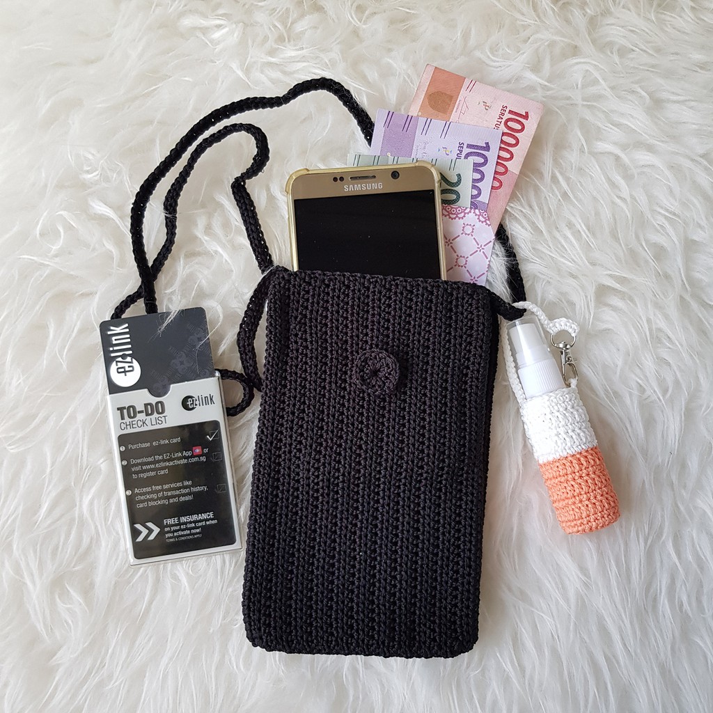 Jual Mini Sling Bag Rajut - 3 Pouch | Shopee Indonesia
