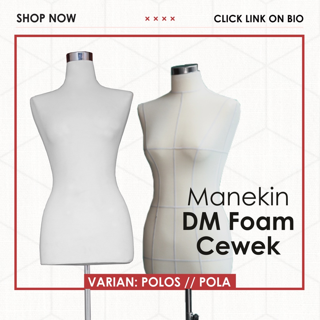 Jual Manekin DM Foam Cewek Polos/Pola, Manekin Murah | Shopee Indonesia