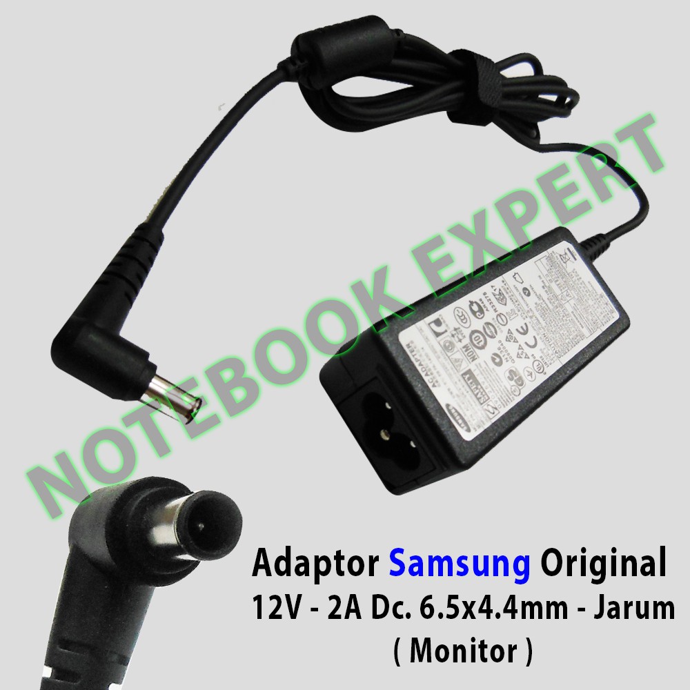 Jual Adaptor Samsung Original 12V - 2A Dc. 6.5x4.4mm - Jarum ( Monitor ...