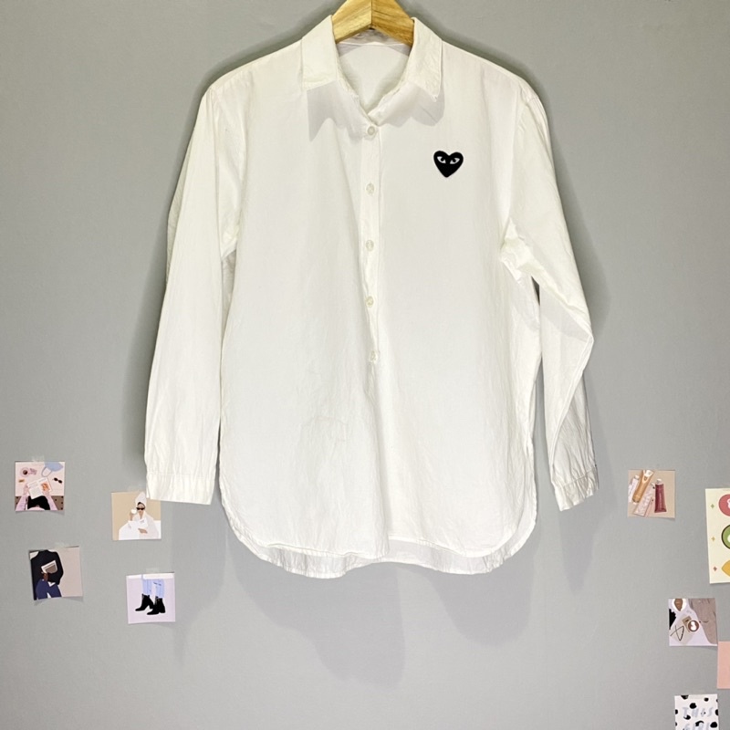 Jual Kemeja CDG Play Classic | Shopee Indonesia