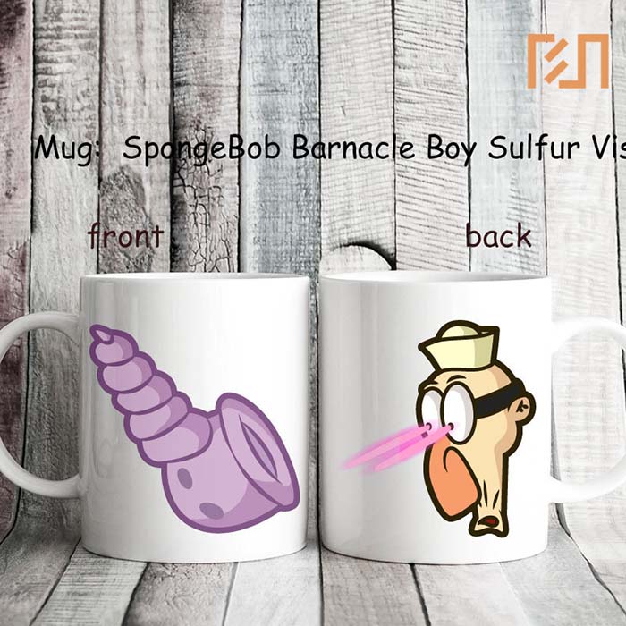 Jual Mug SpongeBob Barnacle Boy Sulfur Vision Meme Icon | Shopee Indonesia