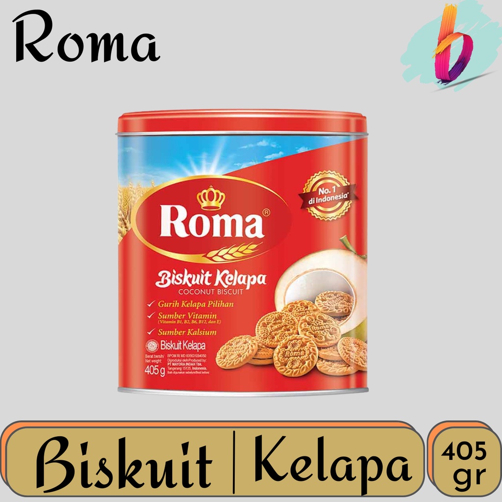 Jual Roma Biscuit Kelapa 405 G Biskuit Roma Kelapa kemasan kaleng dari ... Jual Roma Biscuit Kelapa 405 G Biskuit Roma Kelapa kemasan kaleng dari ...