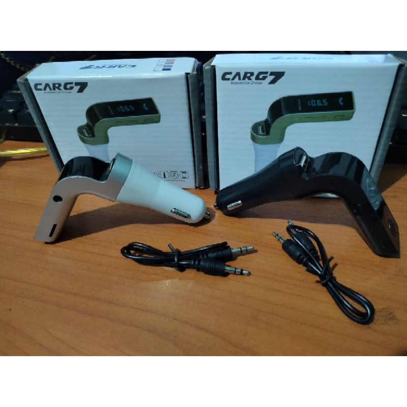 Jual Car G7 Modulator Bluetooth FM Transmitter MP3 AUX USB -3in1 ...