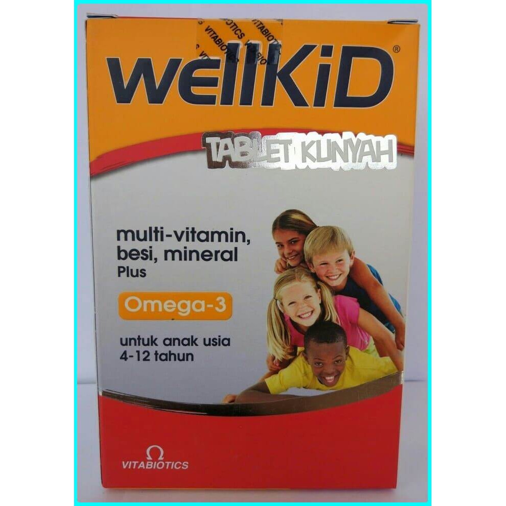 Jual Wellkid Vitabiotics Multi-vitamin Asli 100% Original (Vitamin ...