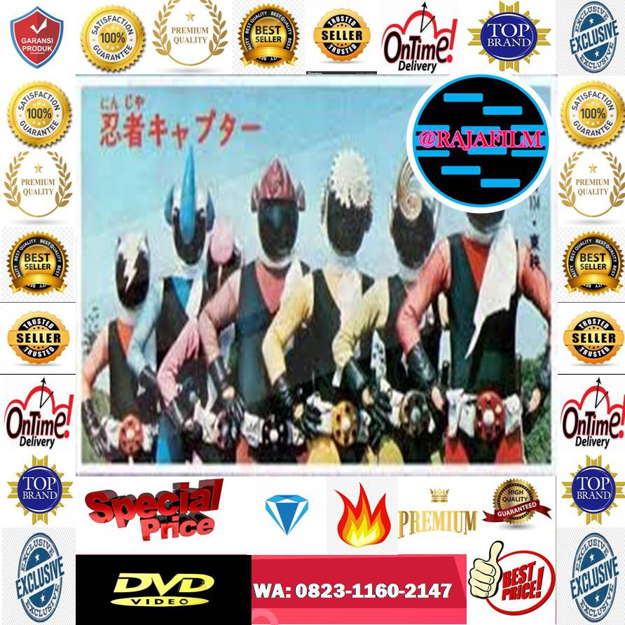 Jual Kaset CD DVD Film Tokusatsu Ninja Captor | Shopee Indonesia