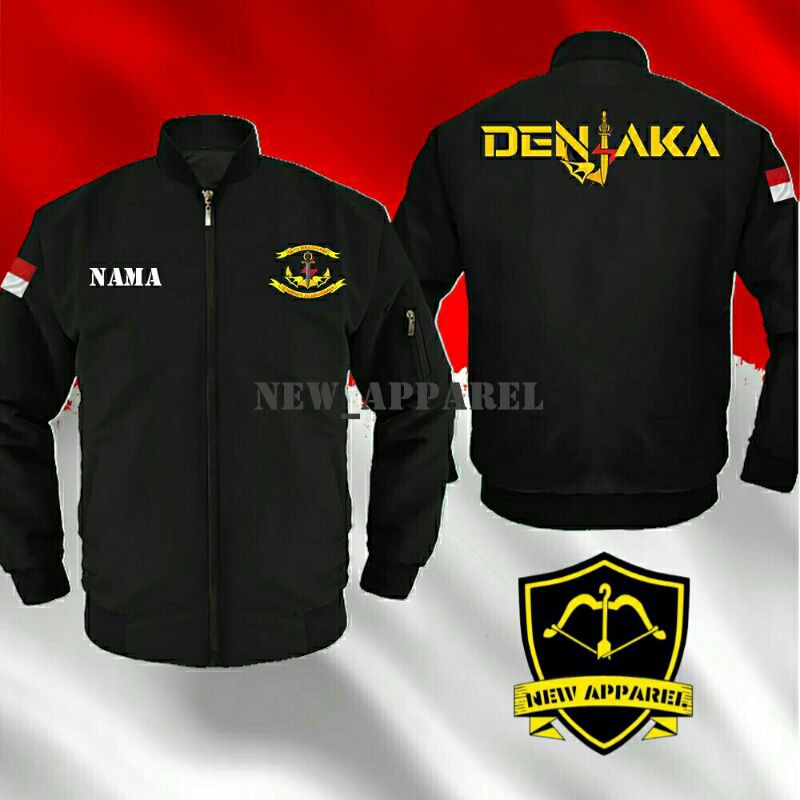 Jual Jaket Bomber DENJAKA - Detasemen Jalamangkara TNI AL | Shopee ...