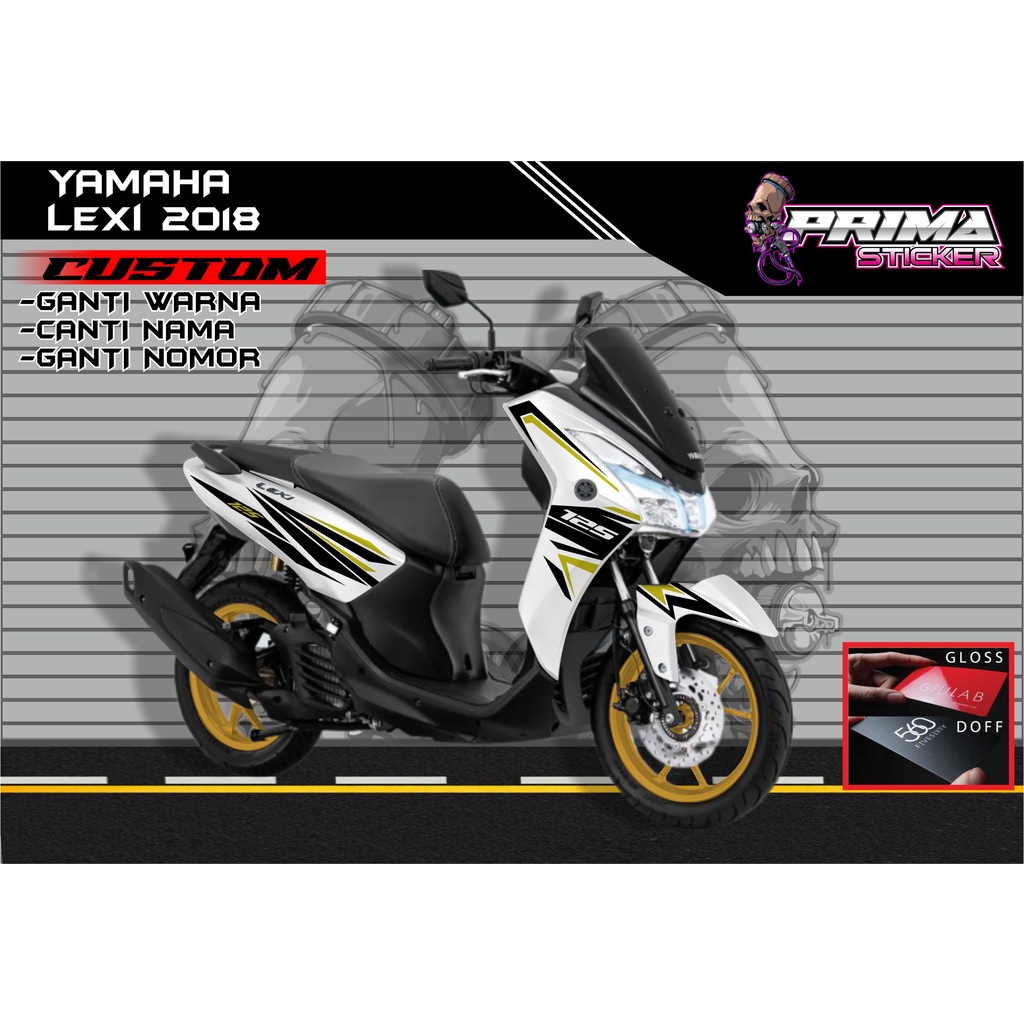 Jual Sticker Decal Yamaha Lexi FULL BODY, sticker lexi | Shopee Indonesia