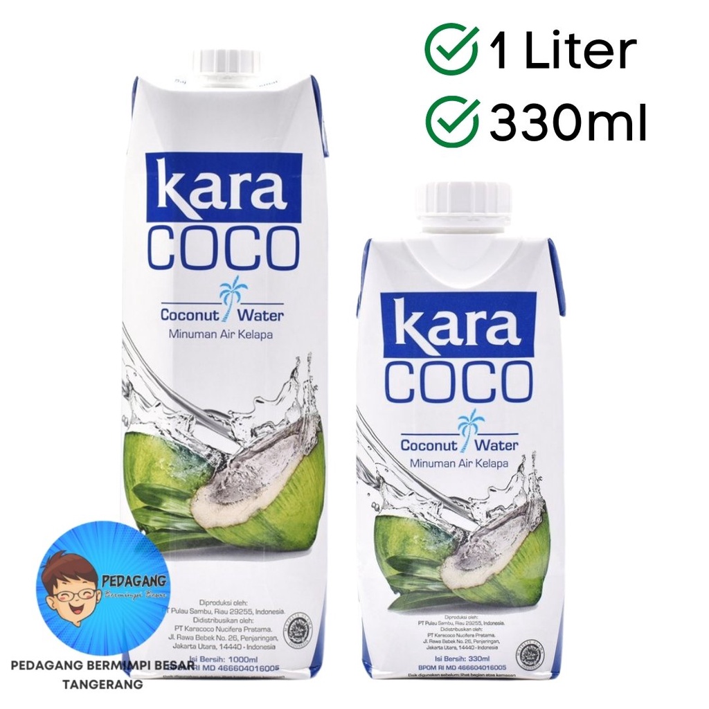 Jual KARA COCO / Coconut Water 330ml 1L / Minuman Air Kelapa 330 ml 1 ...