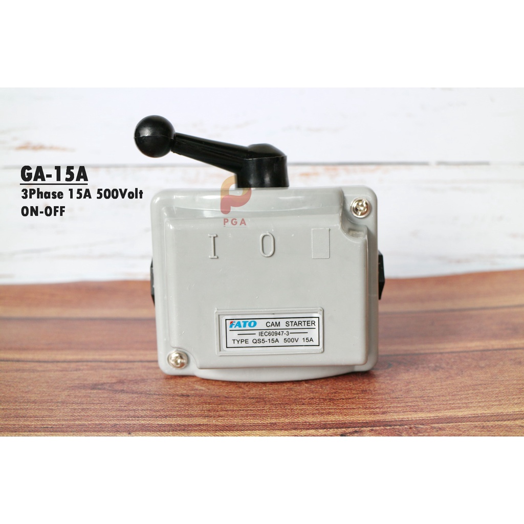 Jual GA 15A COS CHANGE OVER SWITCH / OHM SAKLAR 15A / 3 PHASE ON-OFF | Shopee Indonesia