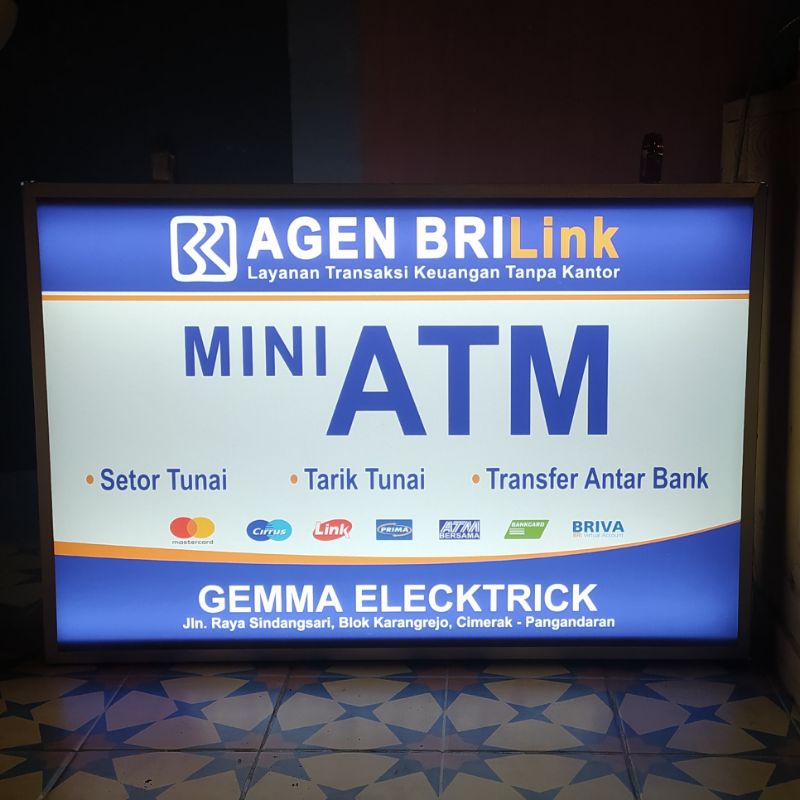 Jual neon box slim 2sisi & 1sisi uk. 100x80, 120x100,120x90,120x80 ...