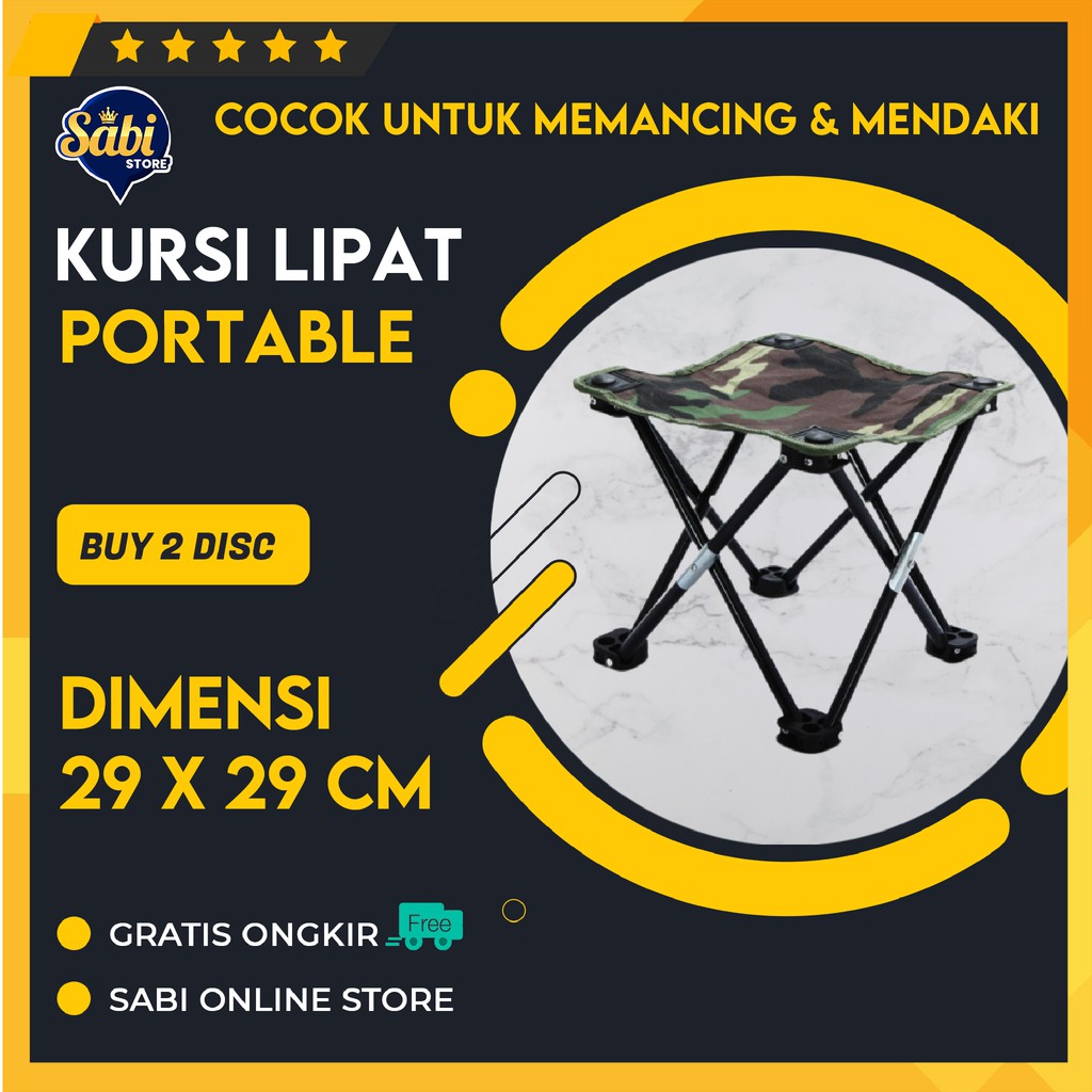 Jual KURSI LIPAT MANCING PANTAI GUNUNG MENDAKI KAMUFLASE NONGKRONG ...