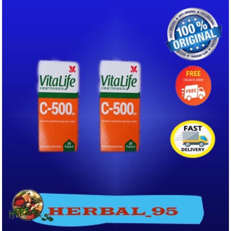 Jual vitalife c 500 tab/multivitamin/vit c 500 | Shopee Indonesia